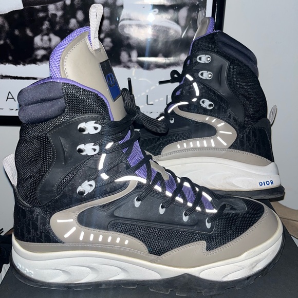 Dior | Shoes | Dior Ski Capsule Lace Up High Ankle Leather Boots ...